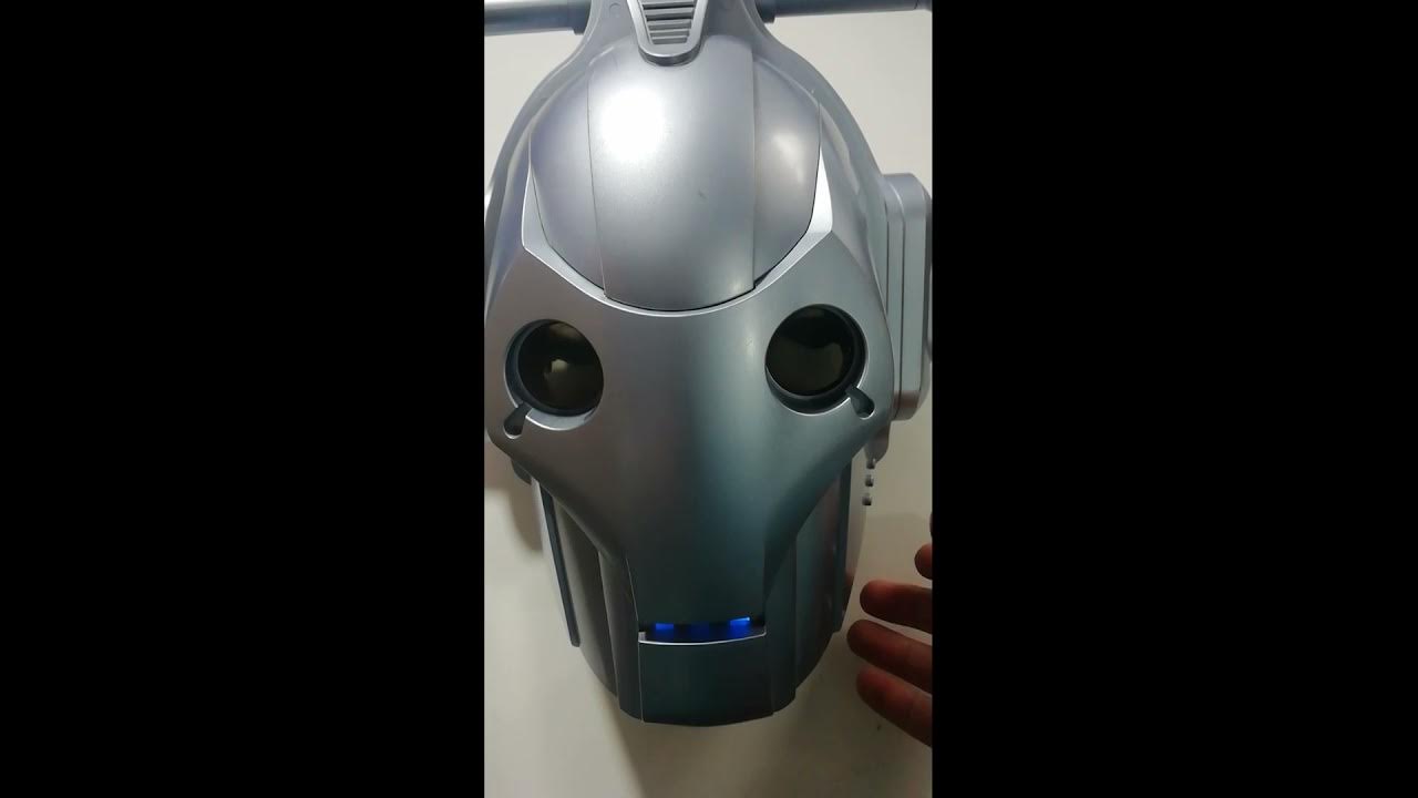Dr Who Cyberman Helmet ~ ELECTRONIC VOICE CHANGER ~ Full Working Order - YouTube