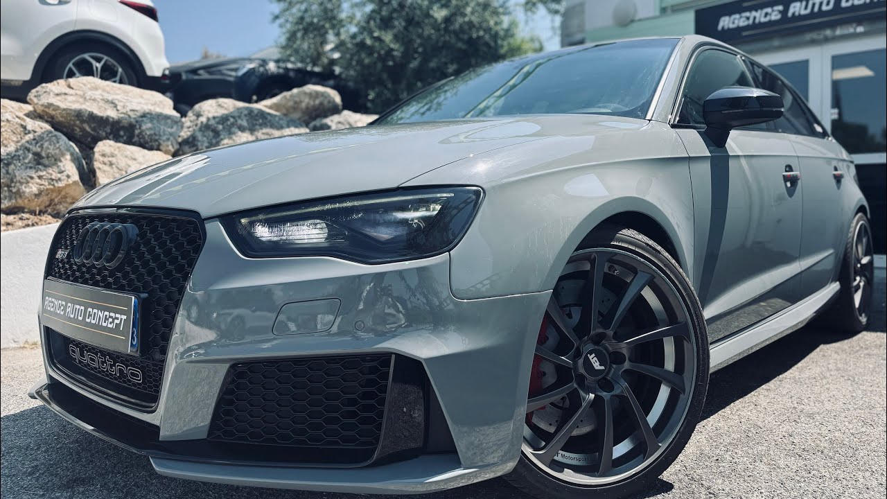 Audi RS3 2.5 STAGE 2 E85 500 CV/698 NM - YouTube