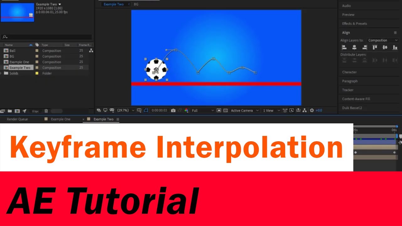 After Effects Tutorial | Basics of Keyframe Interpolation - YouTube
