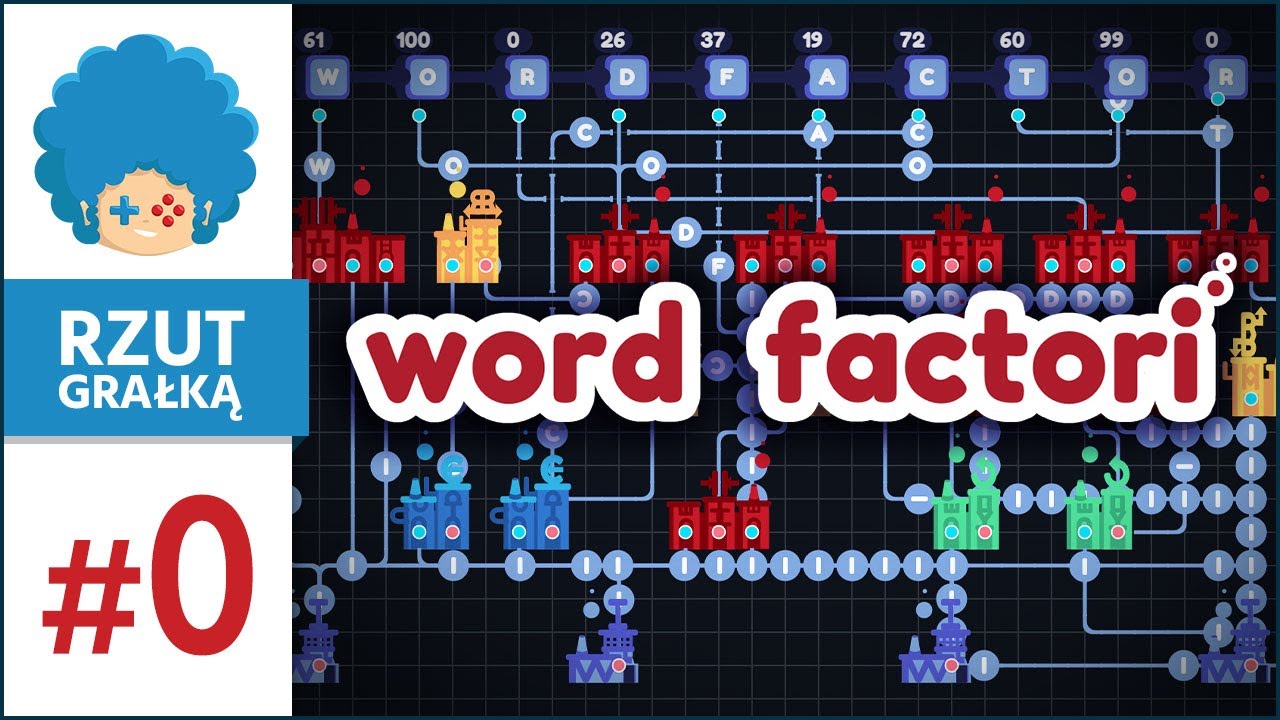 Word Factori PL #0 | "Factorio" z produkowaniem liter, które WCIĄGA ...