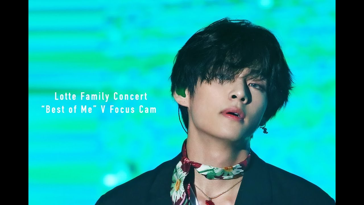 190811 Lotte Family Concert BTS "Best of Me" V Focus Fancam - YouTube