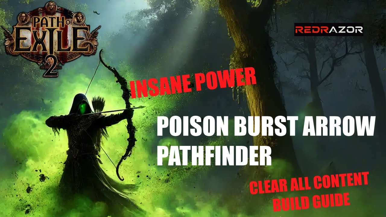 SLAP endgame with POISON BURST PATHFINDER | Path of Exile 2 | Build ...