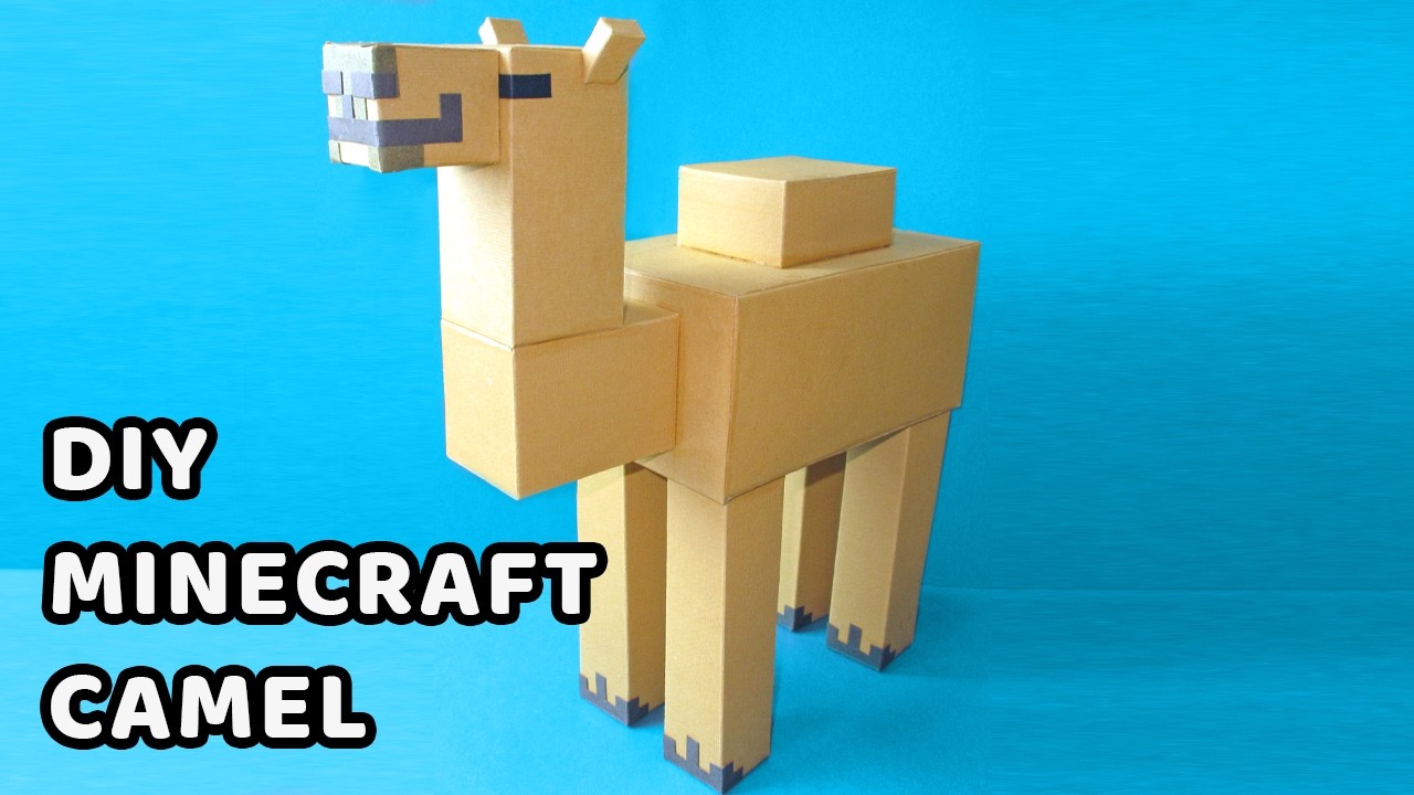 DIY Minecraft Camel from Scratch in 5 Easy Steps! | Paper Crafts - YouTube