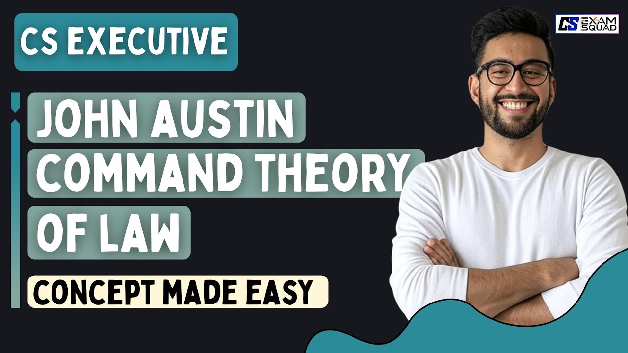 Understanding John Austin Command Theory of Law | Concept made easy ...