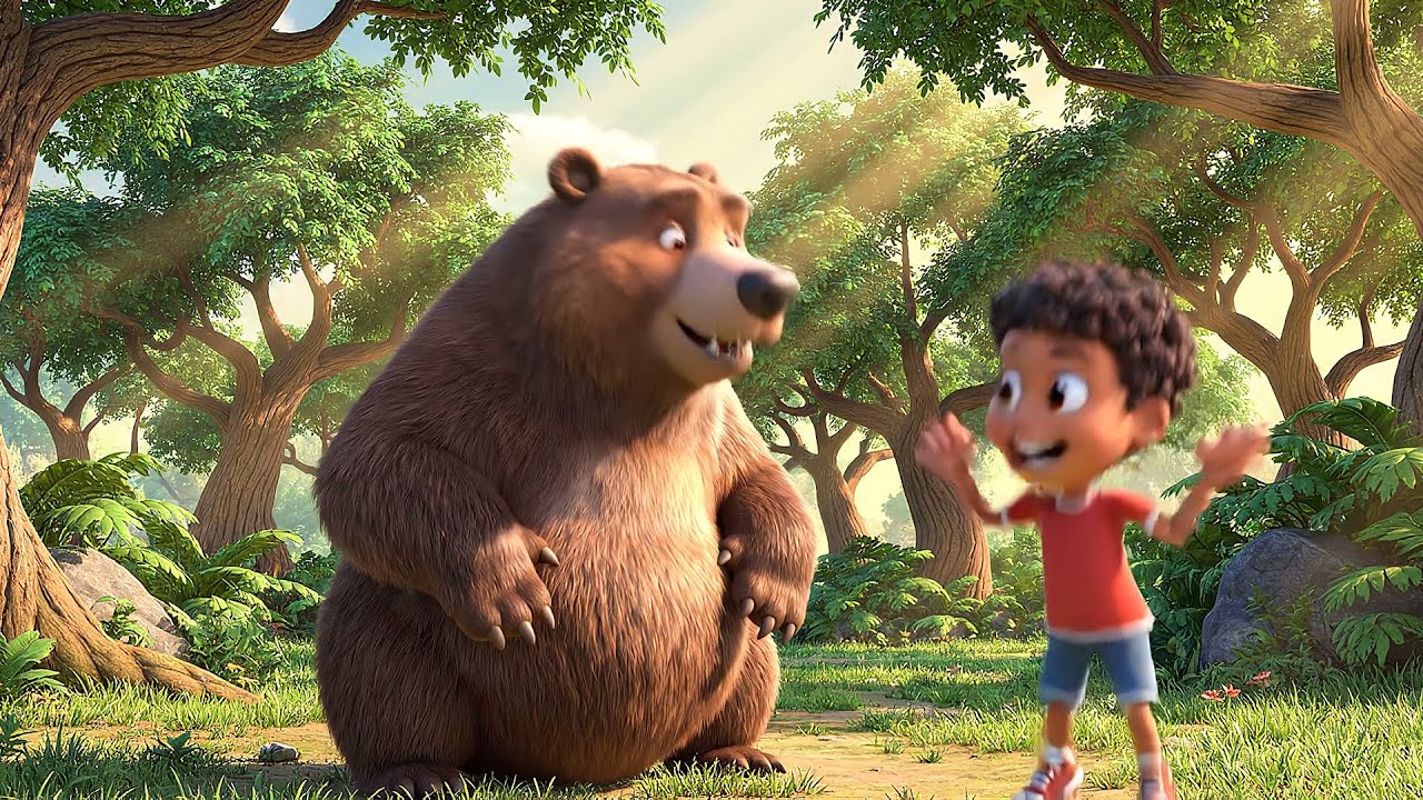 Five Little Bears Growl Growl Growl | Nursery Rhymes for Kids & Baby ...