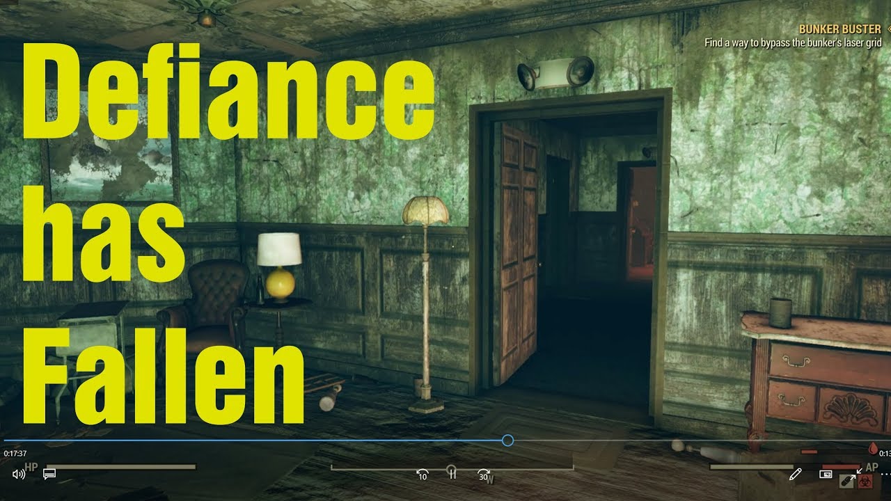 Defiance has fallen power up the asylum Fallout 76 - YouTube