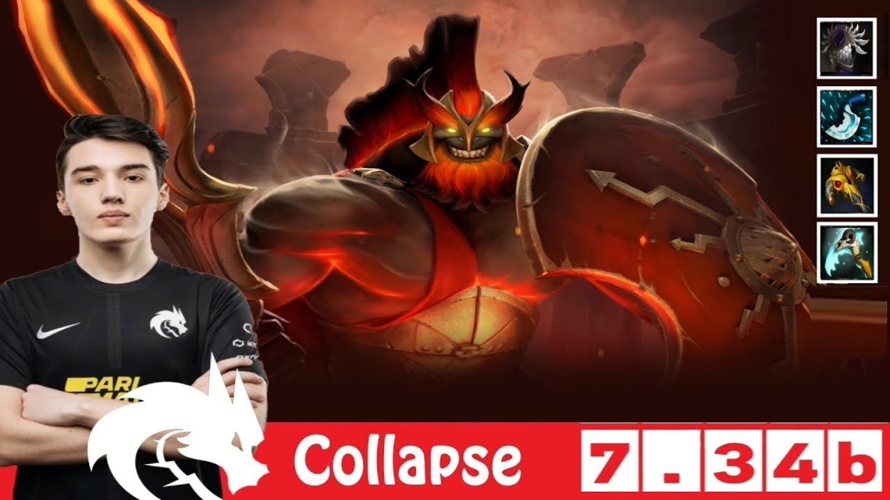 [DOTA 2] TSpirit.Collapse the MARS [OFFLANE] [7.34b] - YouTube