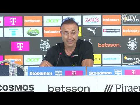 Η συνέντευξη τύπου Κόντη - Αντωνόπουλου μετά το ΟΦΗ - ASTERAS AKTOR 2-2
