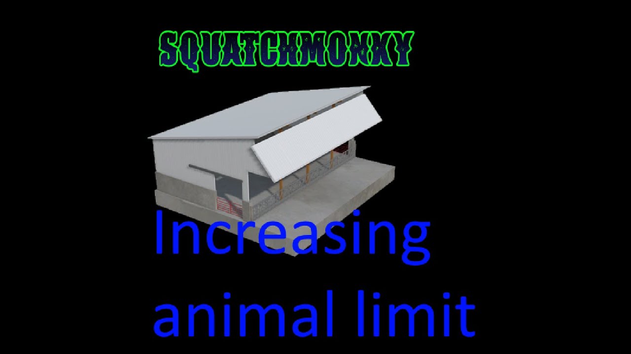 How to Increase animal limit FS22 - YouTube