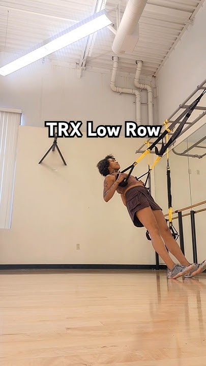 #SuspensionTraining #TRX Low Row - YouTube