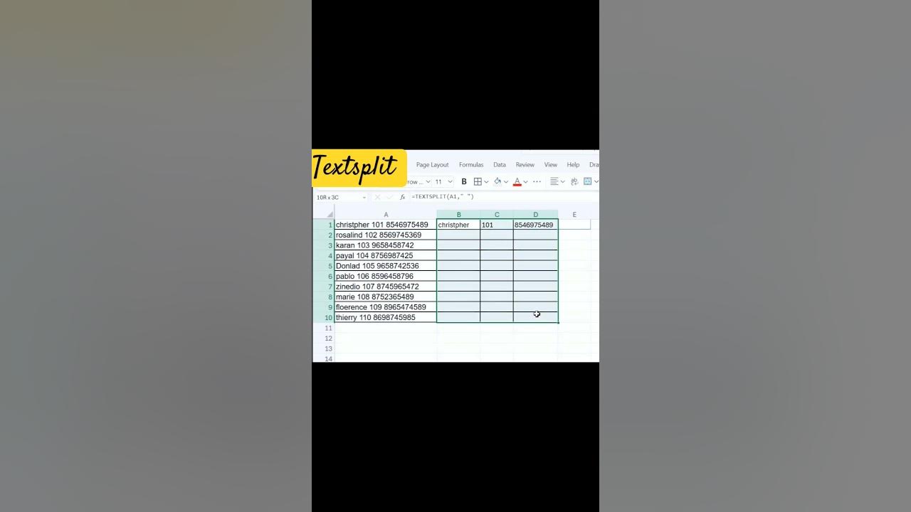 Excel Tips And Tricks #shorts #ytshorts #exceltech - YouTube