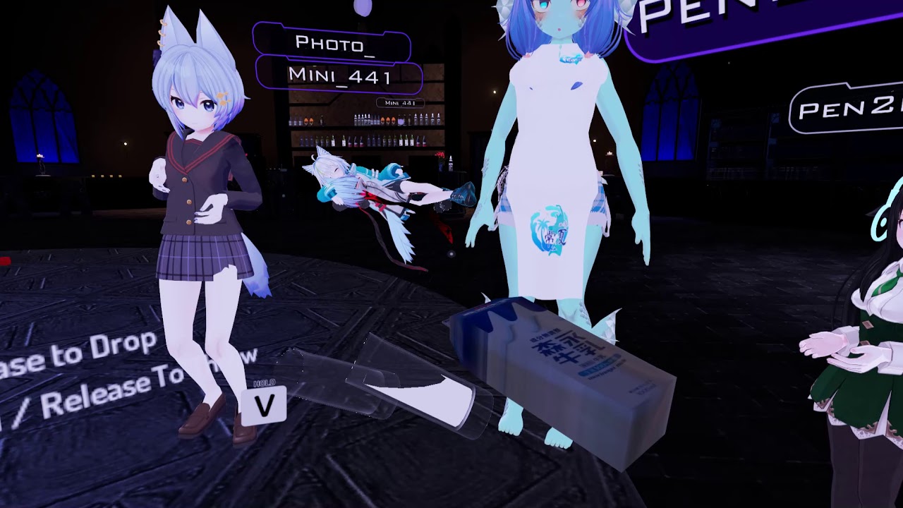 【Moka】[粉色飲料] VRChat 2019-12-30 23-20-48[台灣時間] - YouTube