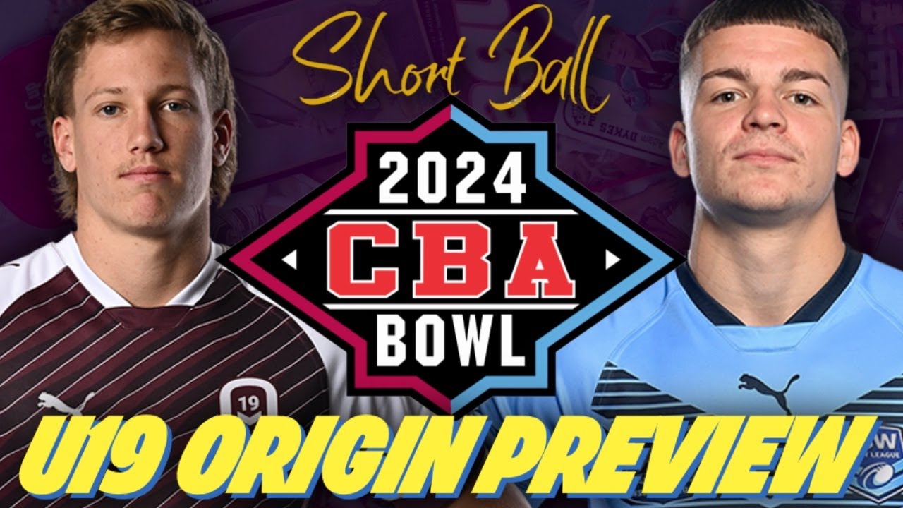 U19s Origin Preview - 2024 CBA BOWL - YouTube
