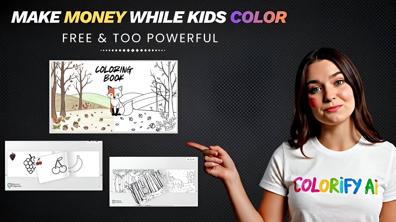 How I Use Colorify AI to Make Coloring Books That Earn Money | AI ...
