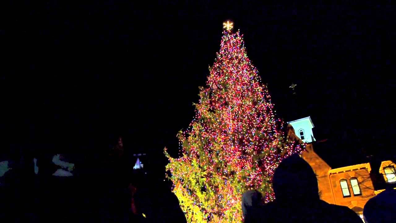 Christmas at the Hall Tree Lighting Countdown - YouTube