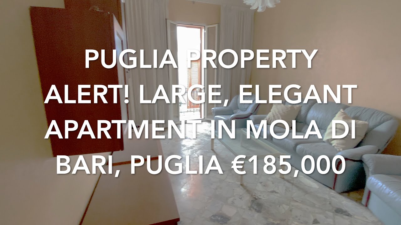 Puglia Property Alert! Turnkey, Large Apartment in the Heart of Mola di ...