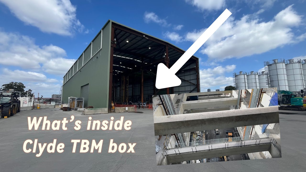 Sydney Metro Vlog 24. Clyde TBM Box Community Open day FIRST LOOK - YouTube