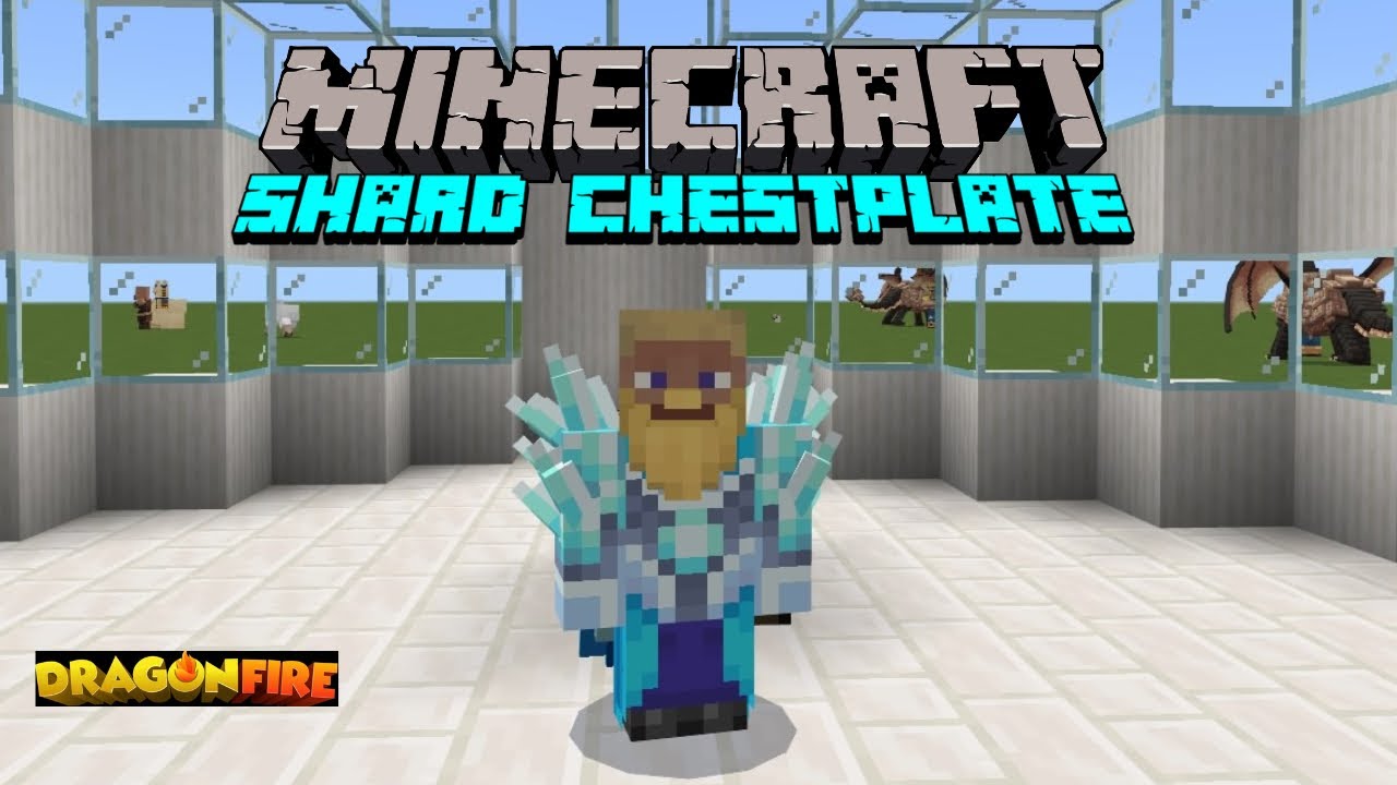 How To Craft Shard Chestplate In Minecraft DragonFire - YouTube