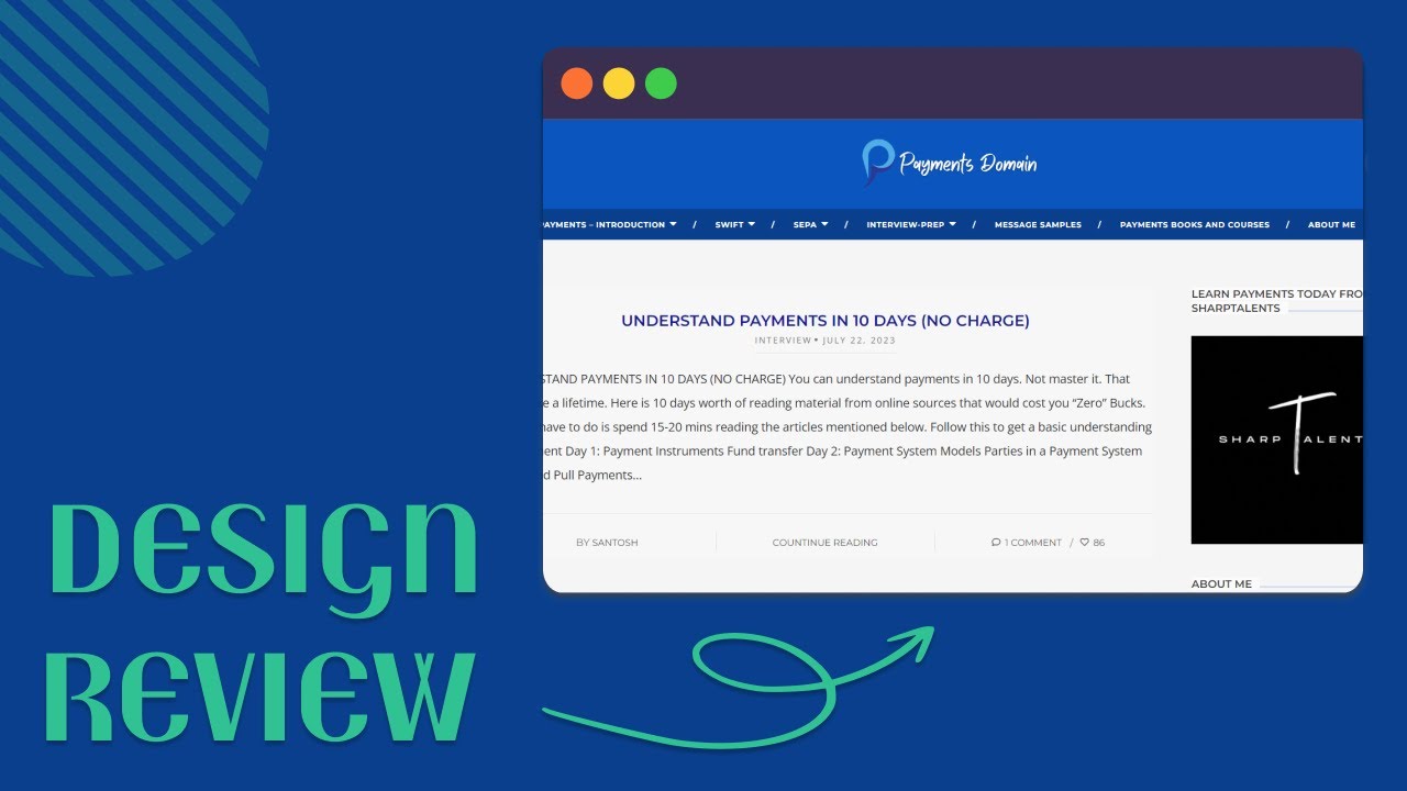 Design Review | UI UX Review | Payments Domain - YouTube