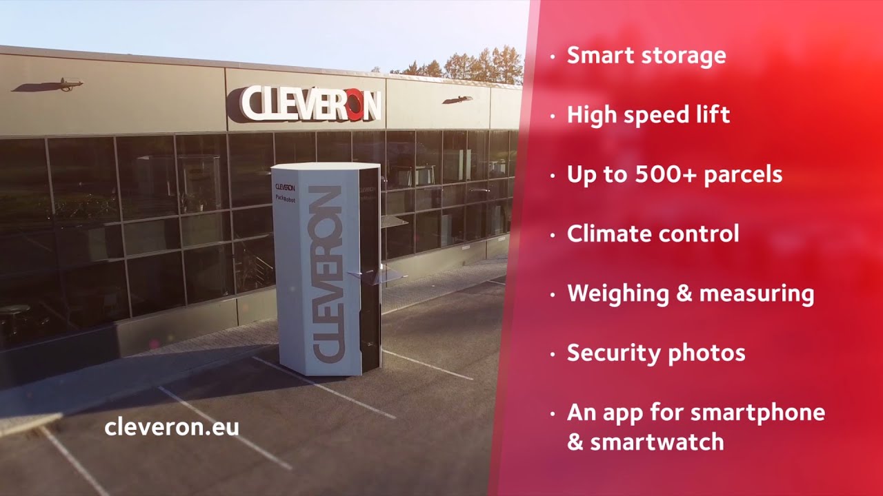 Pack robot Cleveron 401 - YouTube