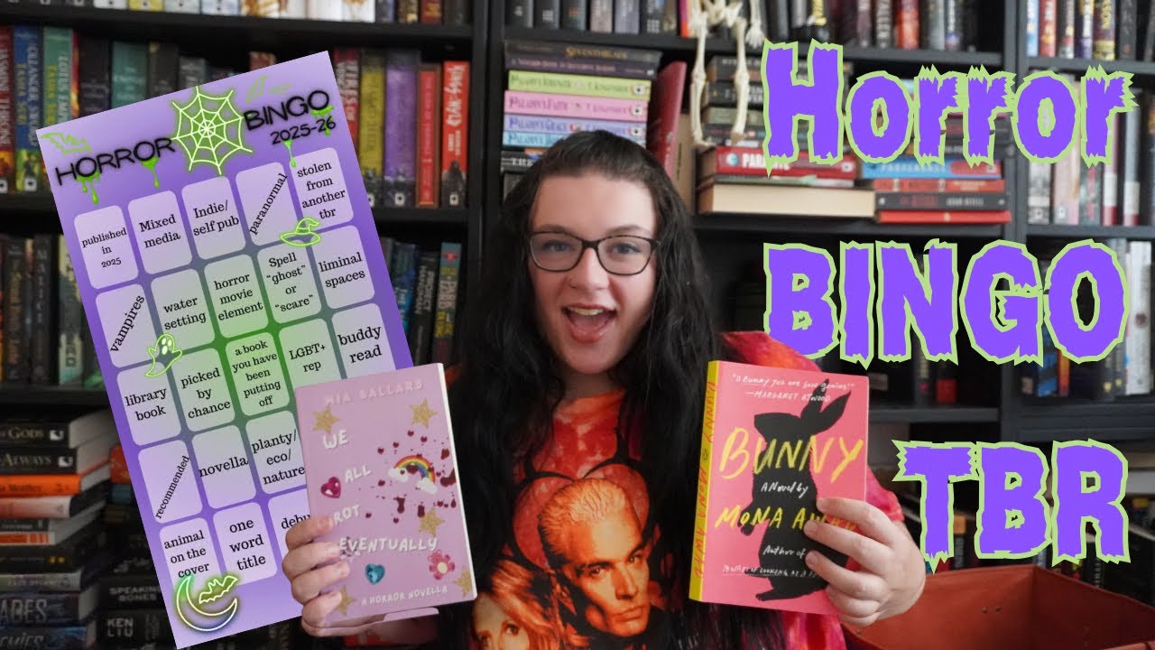 Horror Bingo TBR 👻🕷️📚 | yearly reading challenge - YouTube