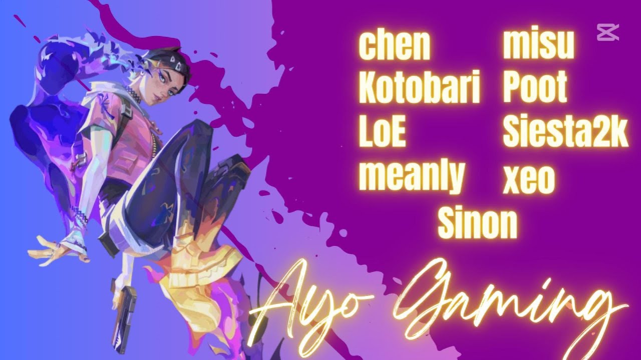 "Introducing AYO Gaming Team A & Team B: Meet the Players Behind the ...
