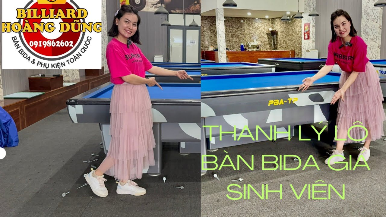 Ban bida | thanh lý lô bàn bida PBA như mới giá sinh viên bàn vip club ...