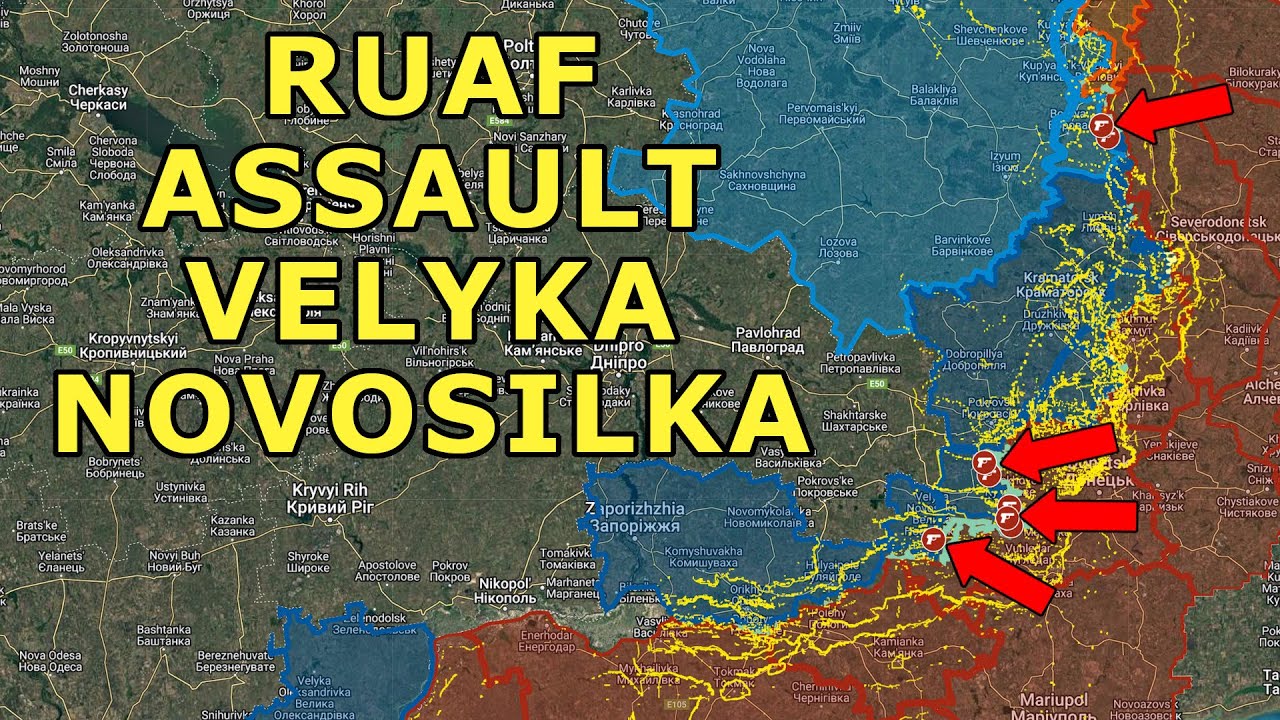 Russian Forces Gain A Foothold Within Velyka Novosilka - YouTube