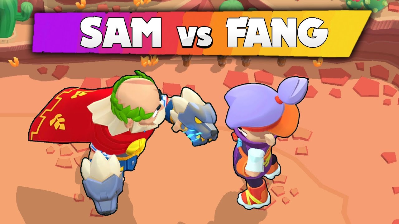 SAM vs FANG | 1vs1 | 🎯 23 Tests 🎯 | Brawl Stars - YouTube