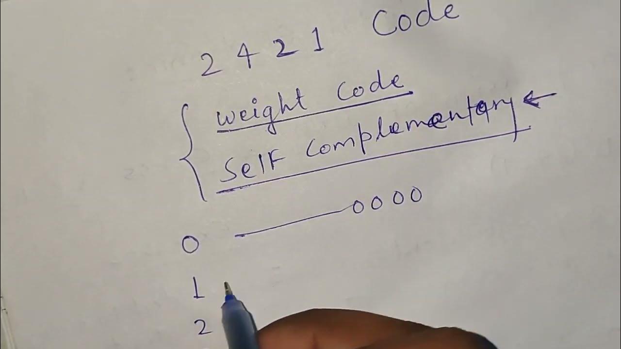 comparison of BCD & Excess-3 codes// 2421 code // full explanation #code - YouTube