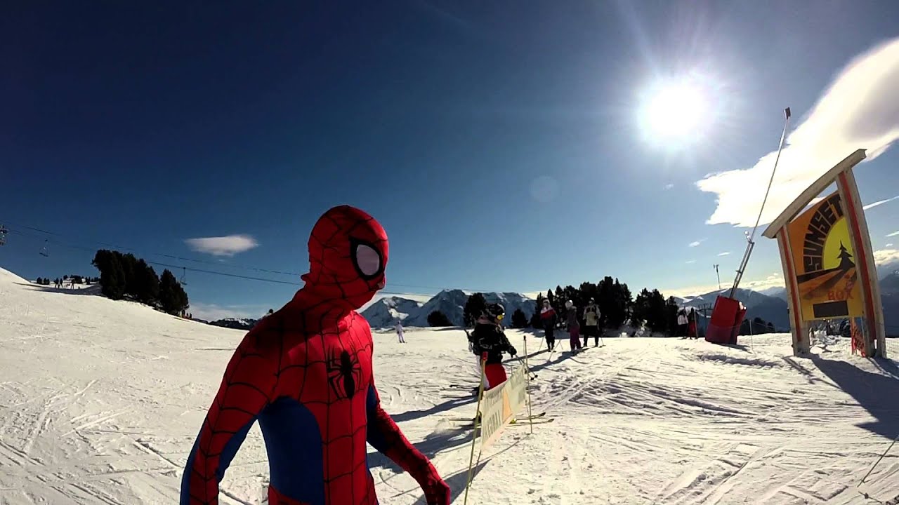 Spiderman snowboard - gopro - Jey baez - YouTube