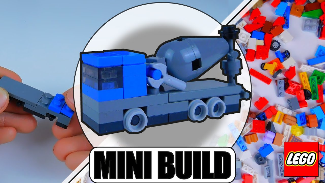 LEGO MINI CONCRETE MIXER - YouTube