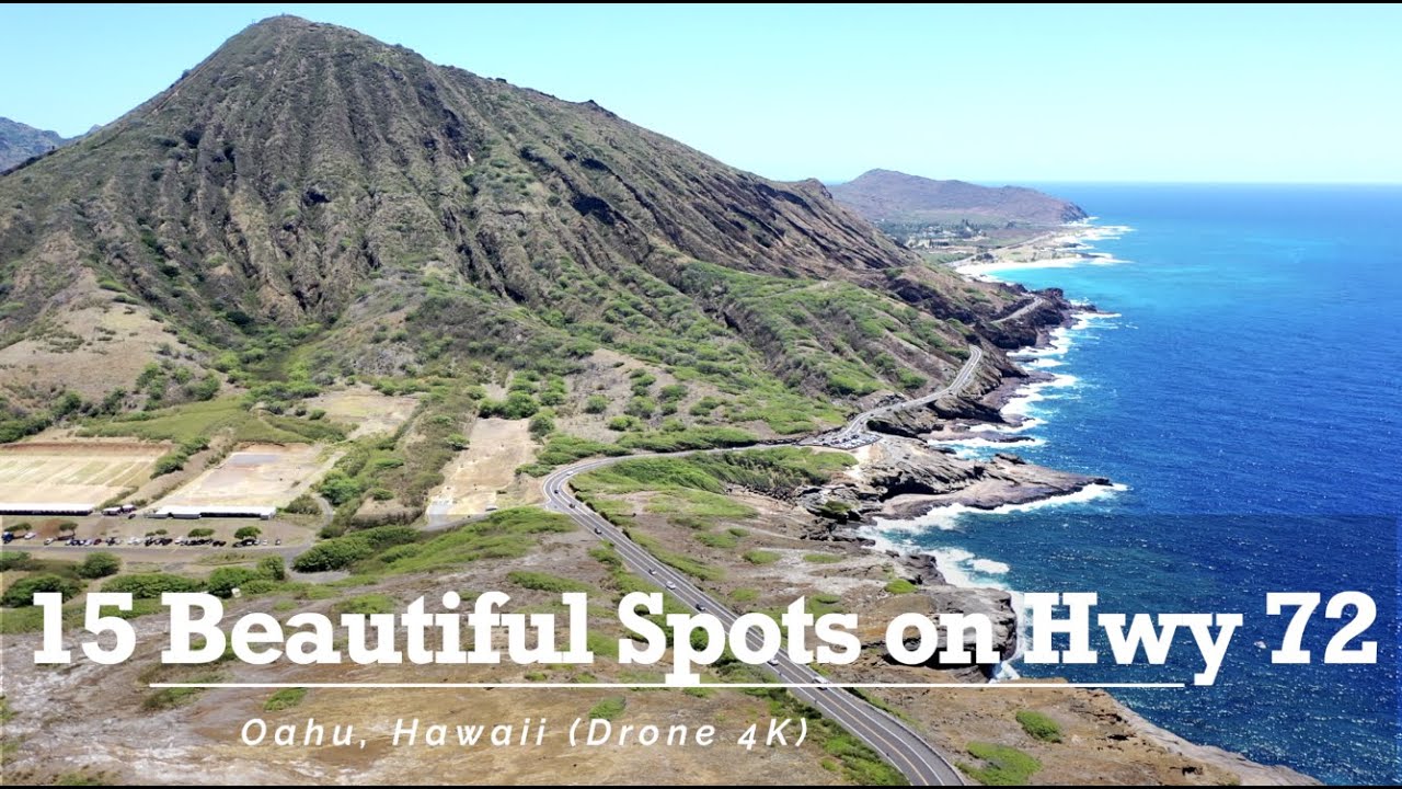 15 Beautiful Spots on Highway 72 Oahu, Hawaii 하와이 오아후 72번 국도 하이라이트 ...