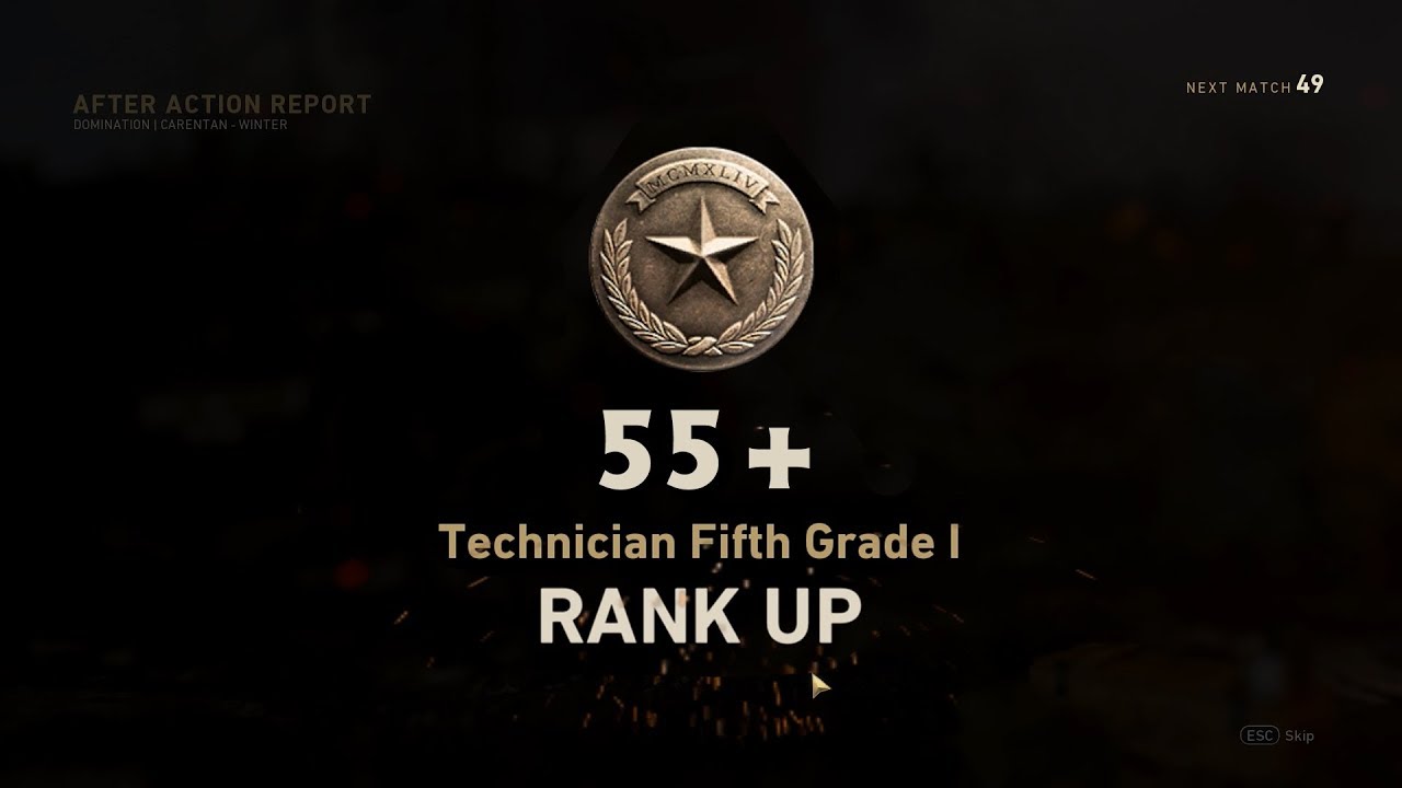 How to Get Over Level 55 in Call of Duty WWII Multiplayer - YouTube