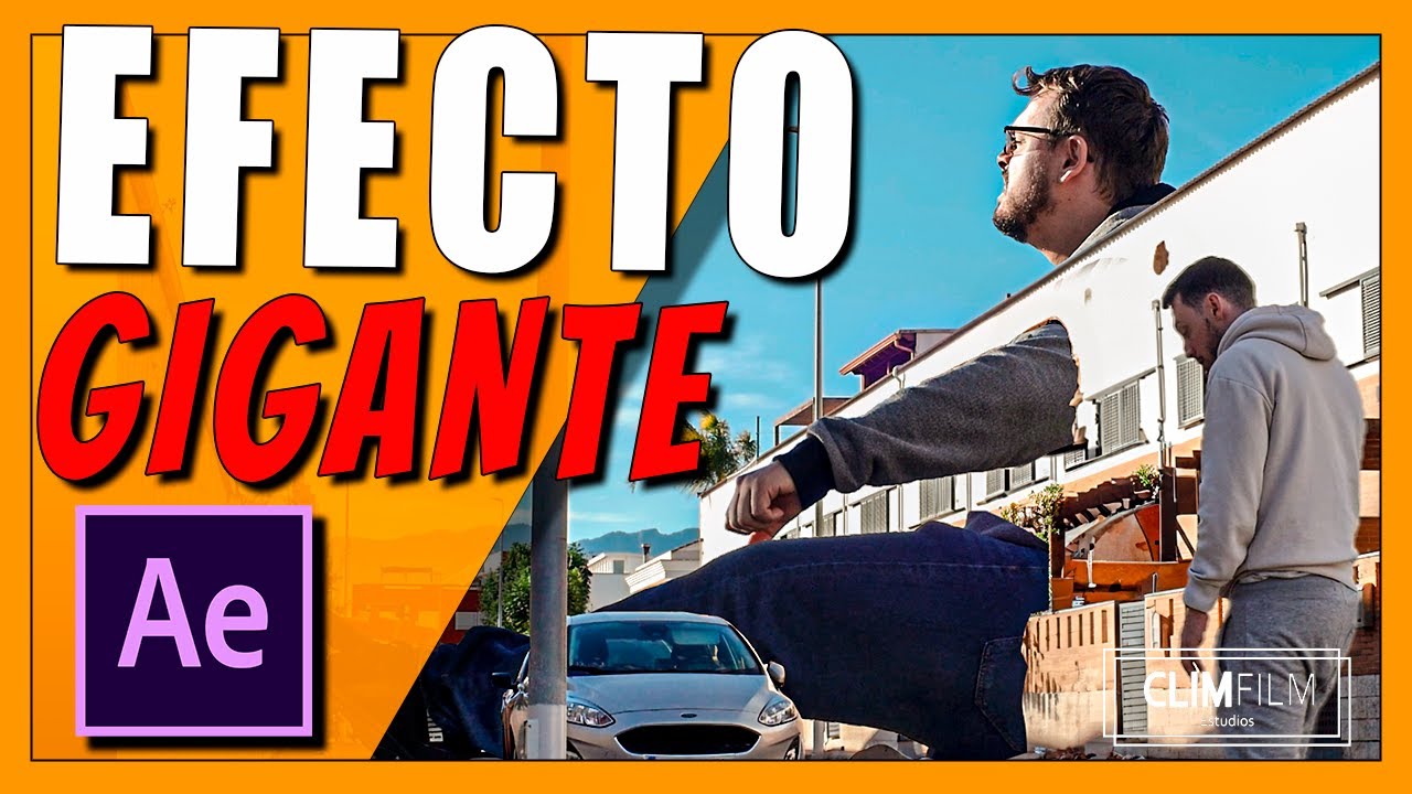 Efecto GIGANTE en After EFFECTS - Cómo hacer efecto de persona grande - YouTube