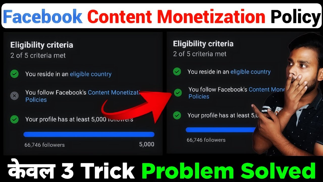 जल्दी करो 😱 Facebook Monetization Policies Issues | Content ...
