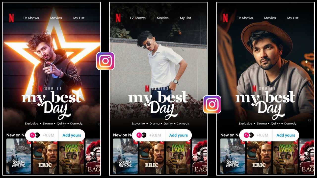My Best Day - Netflix Add Yours Template | Trending Add Yours Template ...