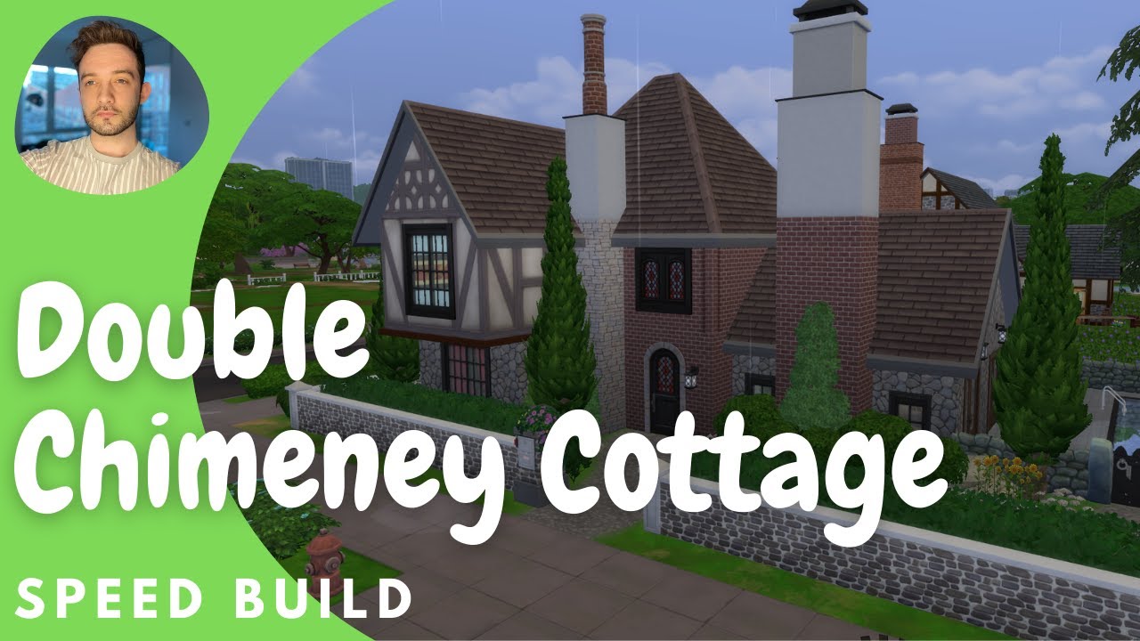 The Sims 4 - Double Chimney House - Speed Build - YouTube