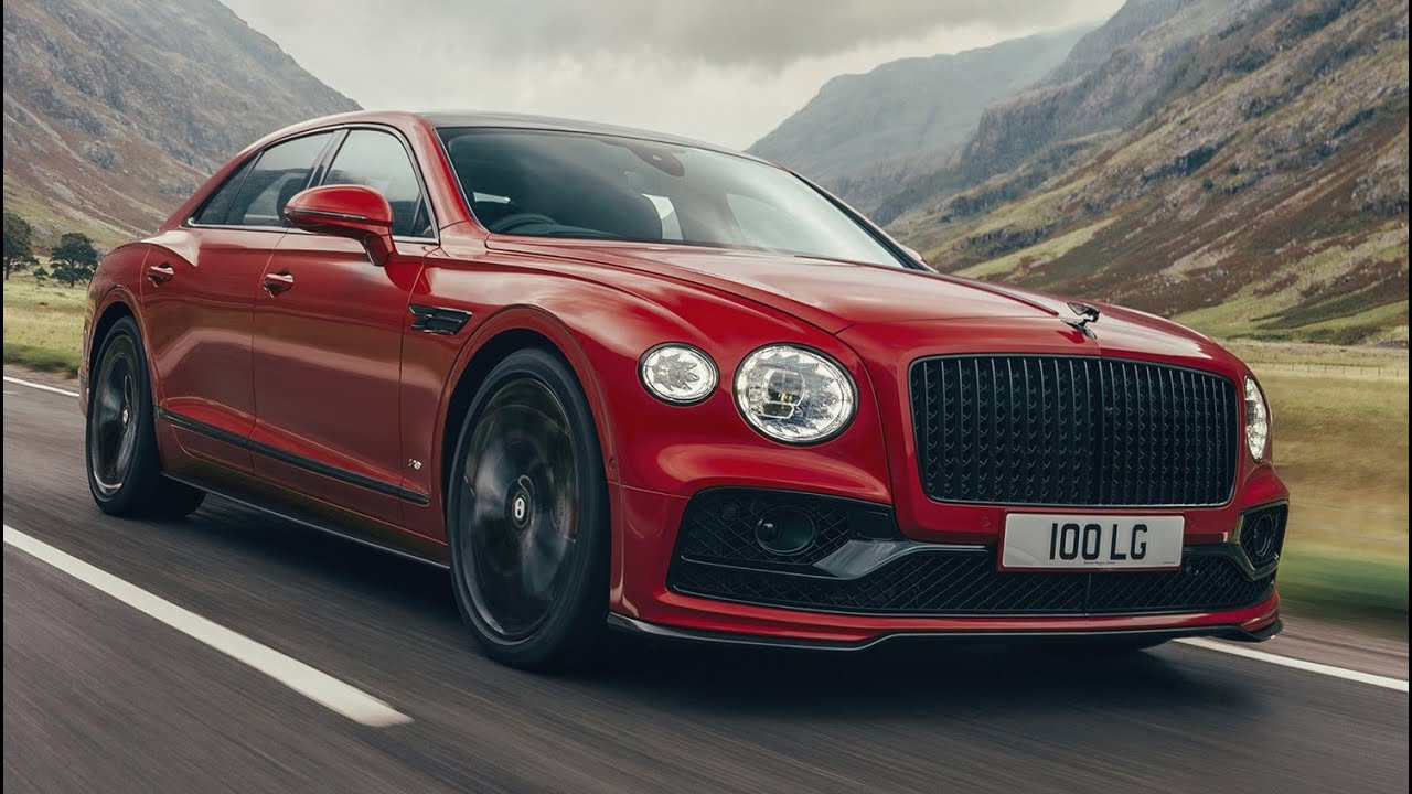 2021 Bentley Flying Spur V8 (Dragon Red) - YouTube