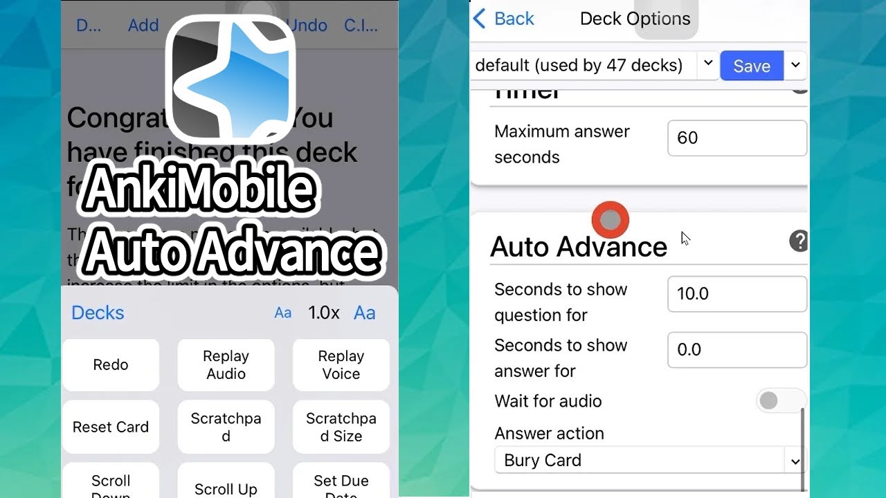 Where is the AutoAdvance for new AnkiMobile? (& latest Anki for PC ...