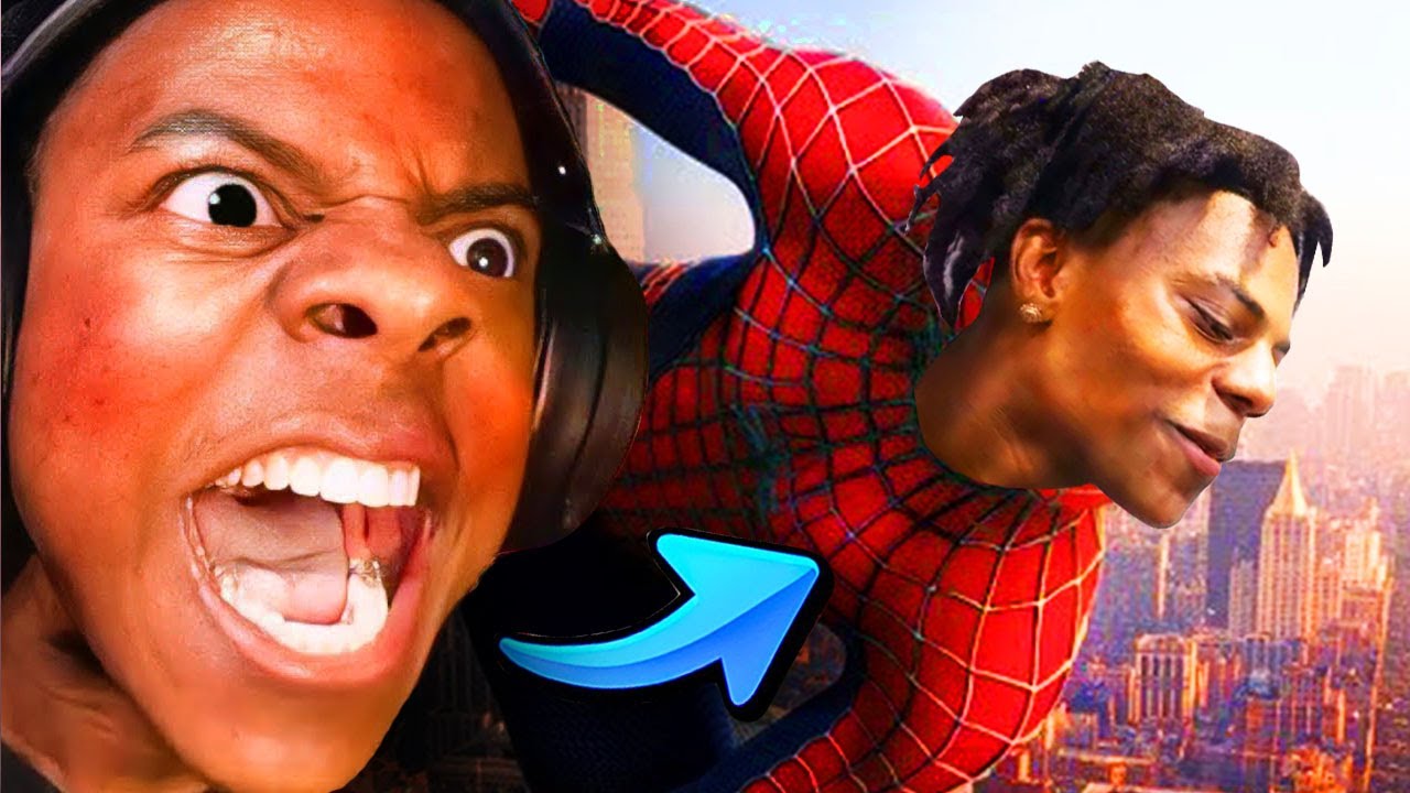 iShowSpeed reacts to his own "Spider-Man" movie - YouTube