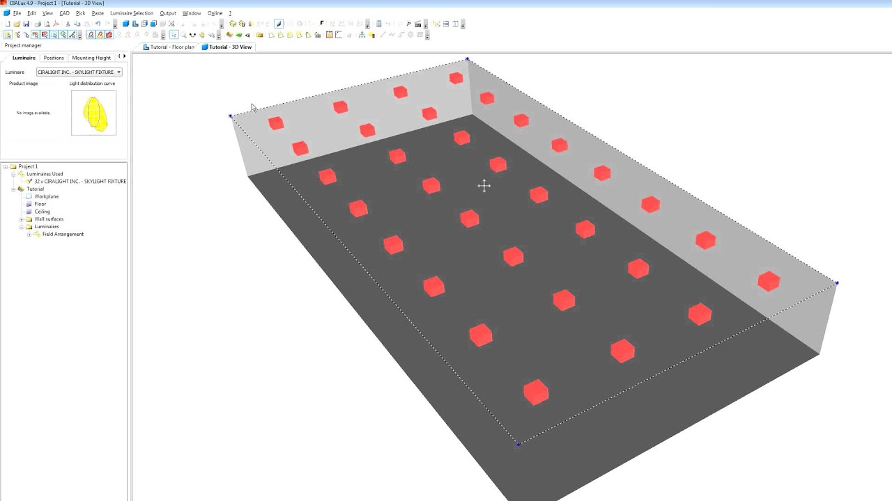Basic DIALux Layout Instruction ~ Ciralight Global Inc. - YouTube