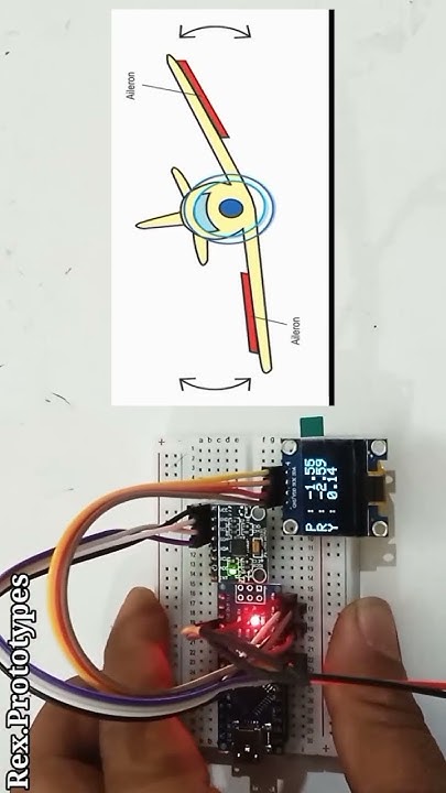 Pitch roll yaw angles with arduino - YouTube