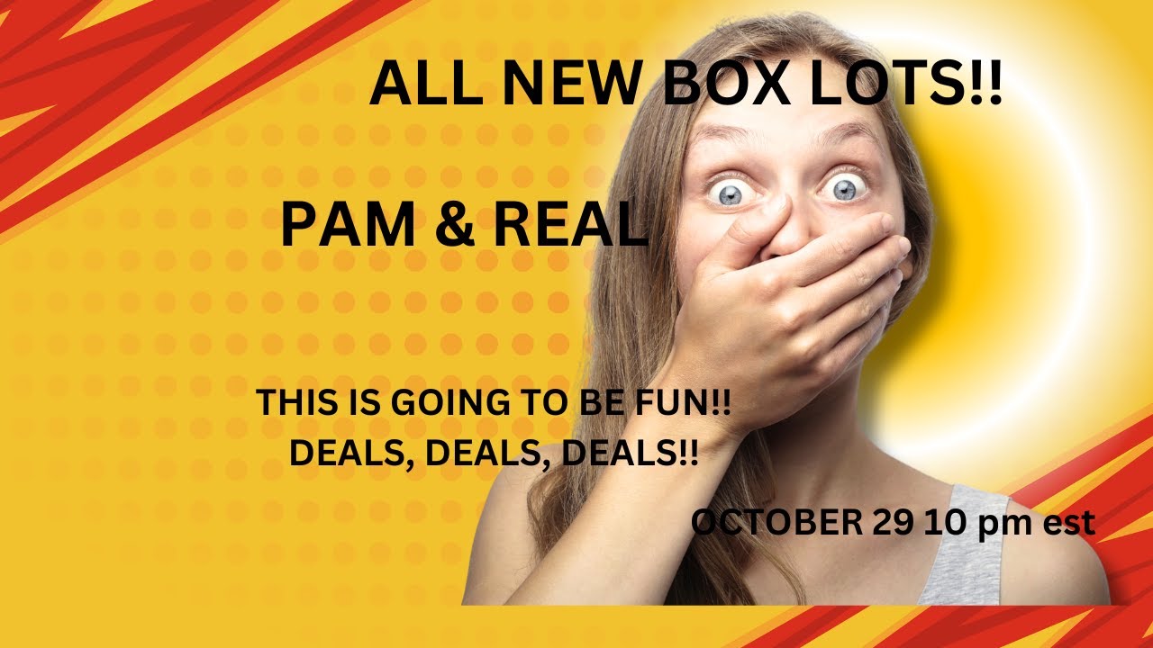 ALL NEW BOX LOTS!! PAM & REAL!! - YouTube