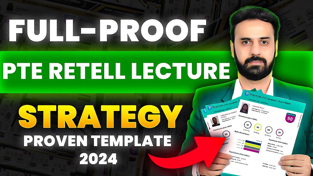 New Retell Lecture Template 2024 | 90/90 in PTE Speaking | In-depth ...