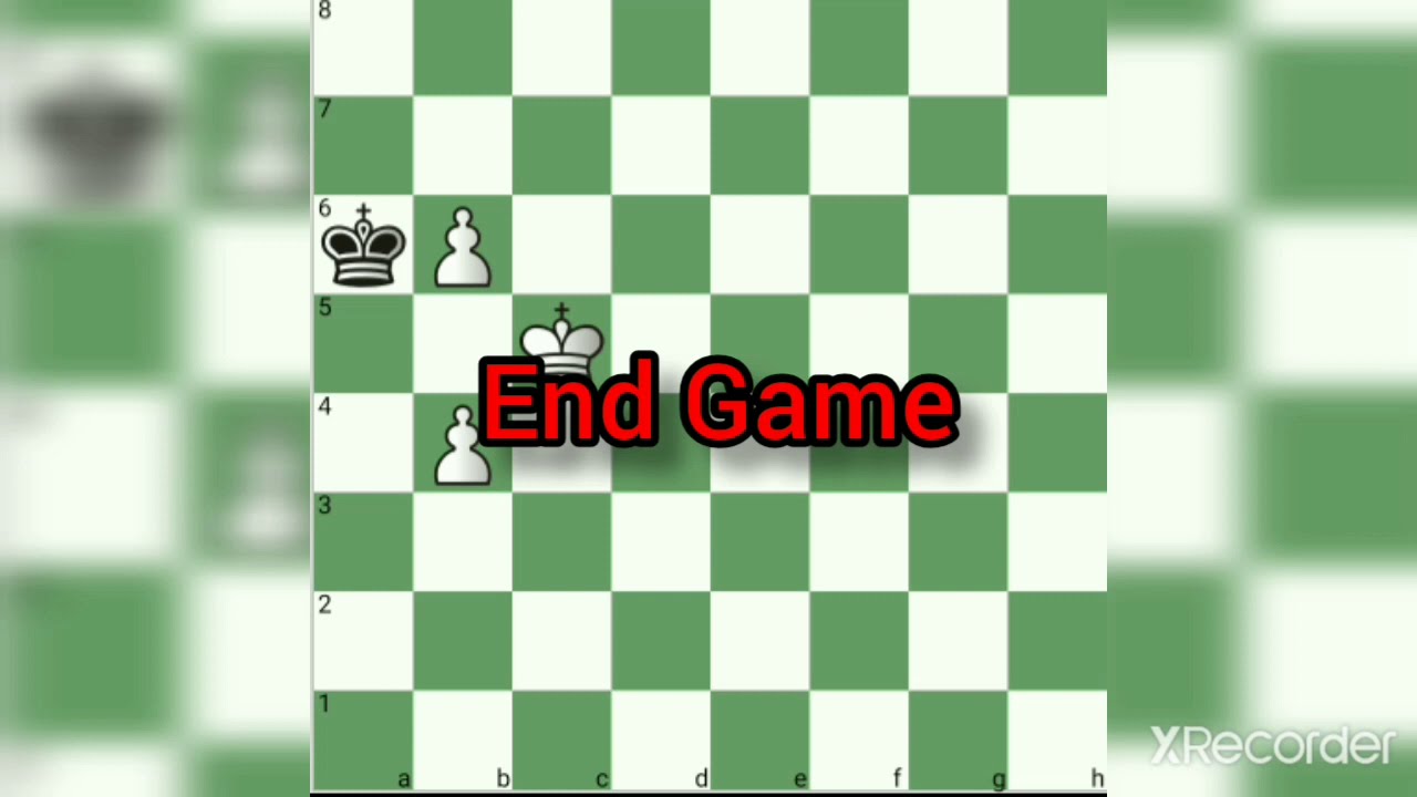 Chess End Game in English - YouTube