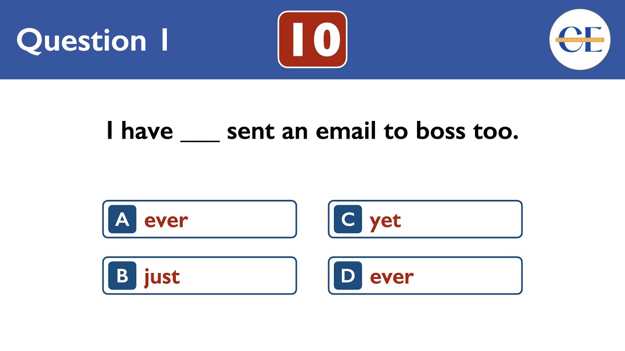 Past Simple Vs Present Perfect | 20 English Grammar Quiz | English ...