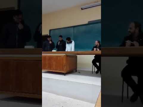 Sesi perbentangan abg Muaz.