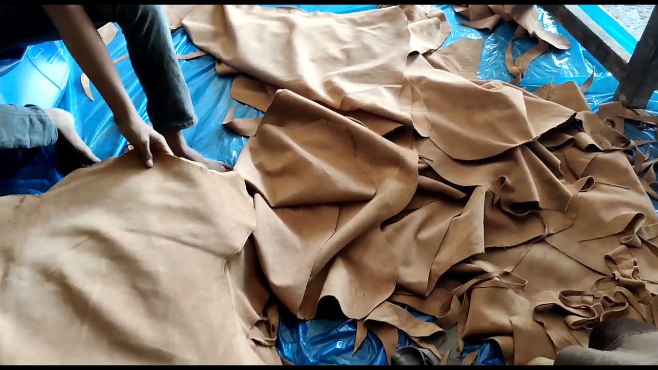 COW SPLIT CRUST LEATHER - YouTube