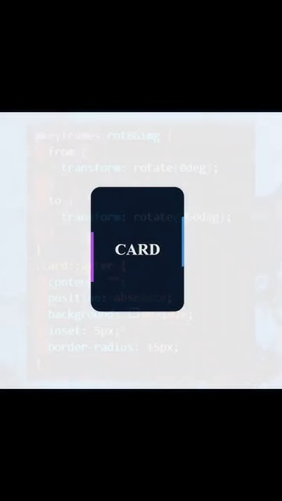 HTML CSS border animation #css #python #frontendcourse - YouTube